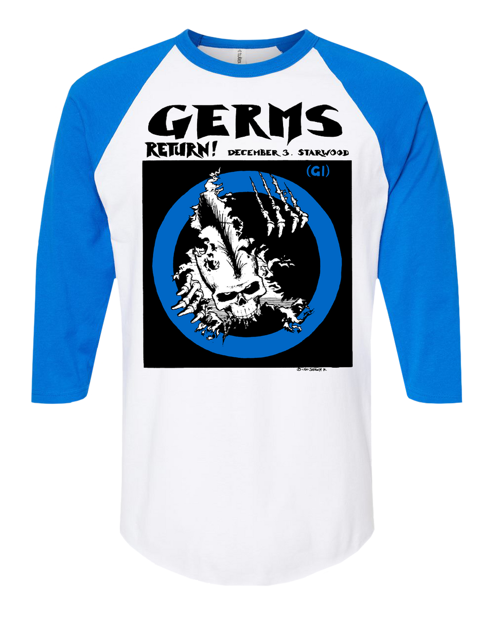 GERMS "STARWOOD" 3/4 SLEEVE RAGLAN – Atom Age Industries