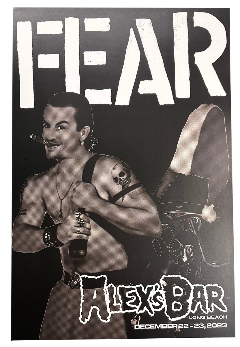 FEAR 12-22-23 ALEX'S BAR LONG BEACH LIMITED EDITION SHOW POSTER – Atom ...