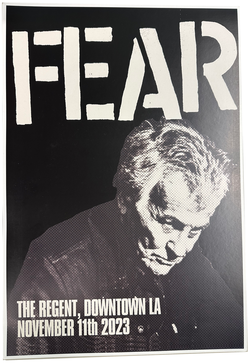 FEAR 11-11-23 REGENT LOS ANGELES LIMITED EDITION SHOW POSTER – Atom Age ...