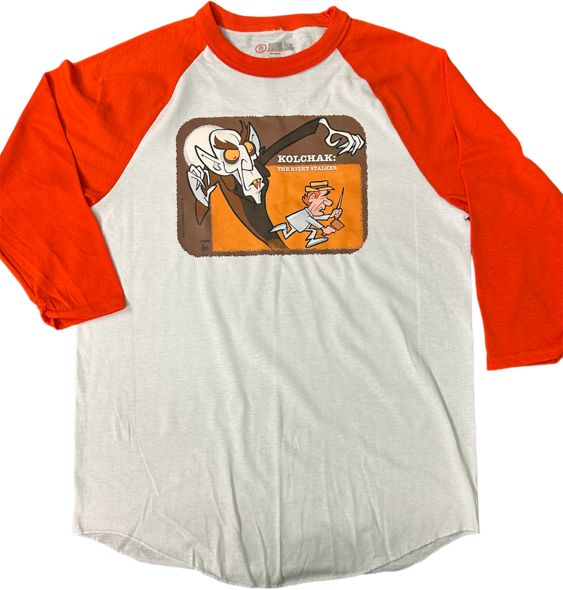 KOLCHAK: THE NIGHT STALKER: LIMITED EDITION "CARTOON" 3/4 SLEEVE RAGLA ...