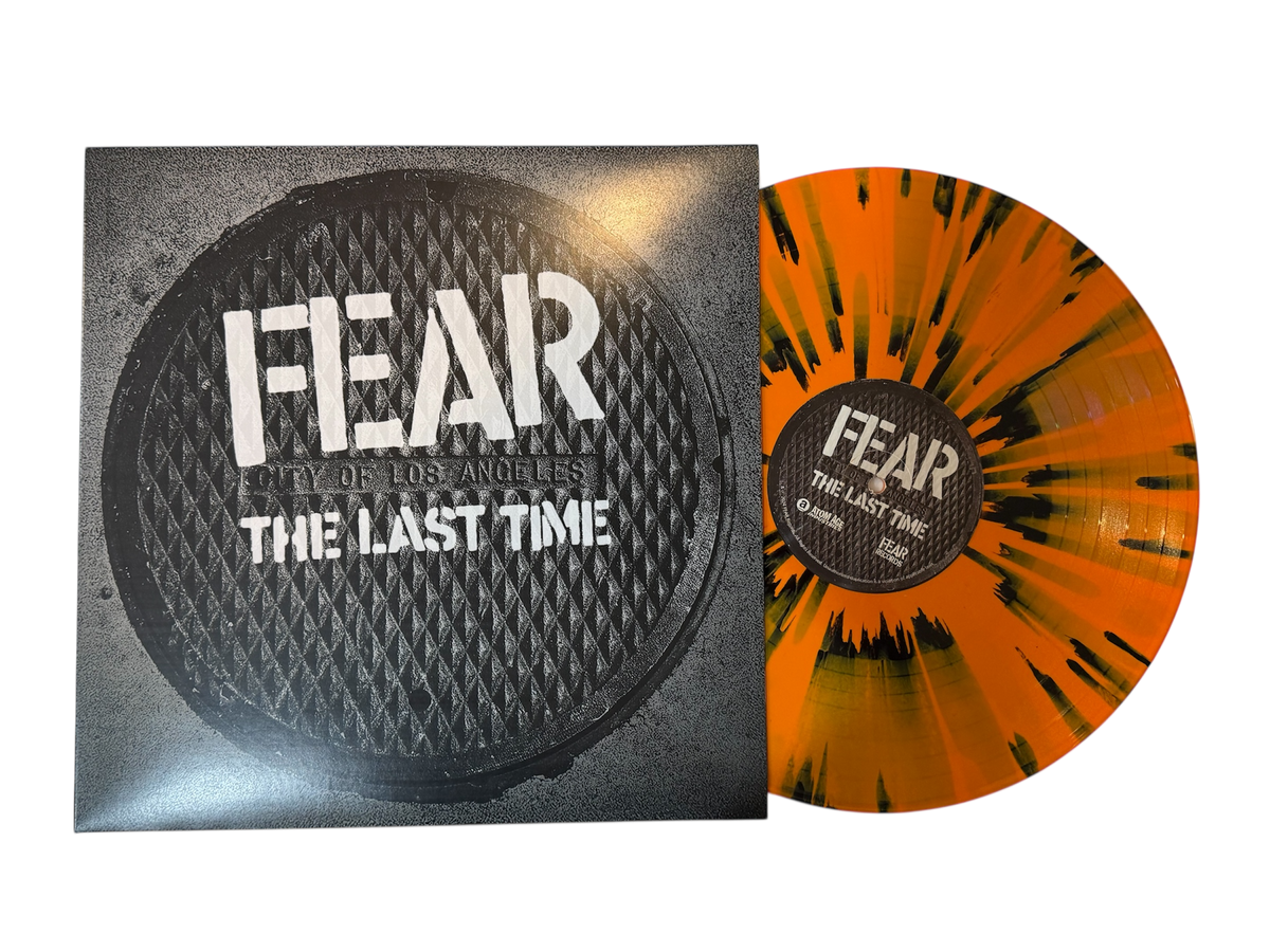 FEAR "THE LAST TIME" LIMITED EDITION BLACK AND ORANGE SPLATTER HALLOWE ...