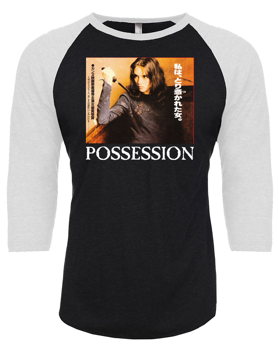 POSSESSION - JAPANESE POSTER 3/4 SLEEVE RAGLAN – Atom Age Industries