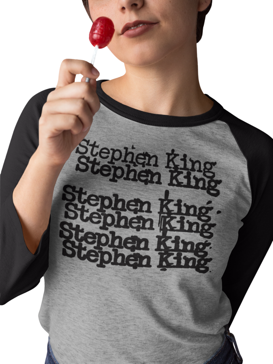 ATOM AGE: STEPHEN KING 6 TIMES 3/4 SLEEVE RAGLAN – Atom Age Industries