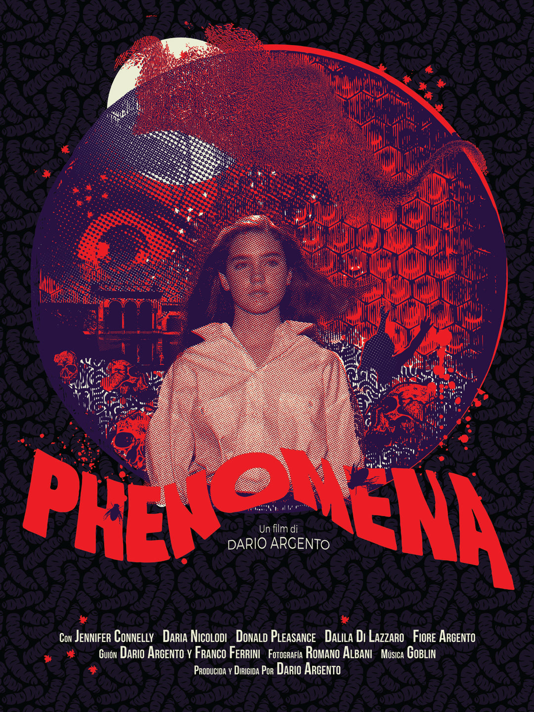DARIO ARGENTO "PHENOMENA" LIMITED EDITION SILK SCREENED POSTER – Atom ...