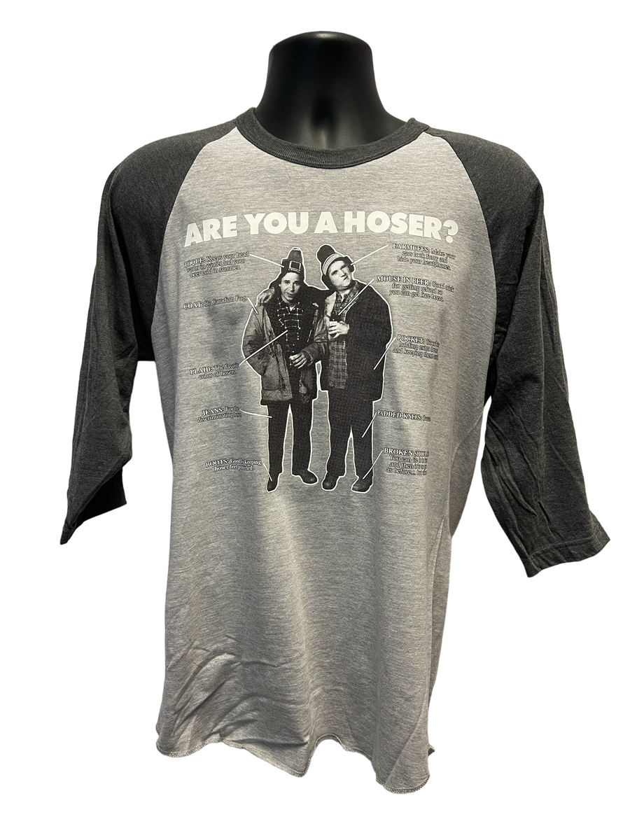 BOB & DOUG MCKENZIE - ARE YOU A HOSER? 3/4 SLEEVE RAGLAN – Atom Age ...